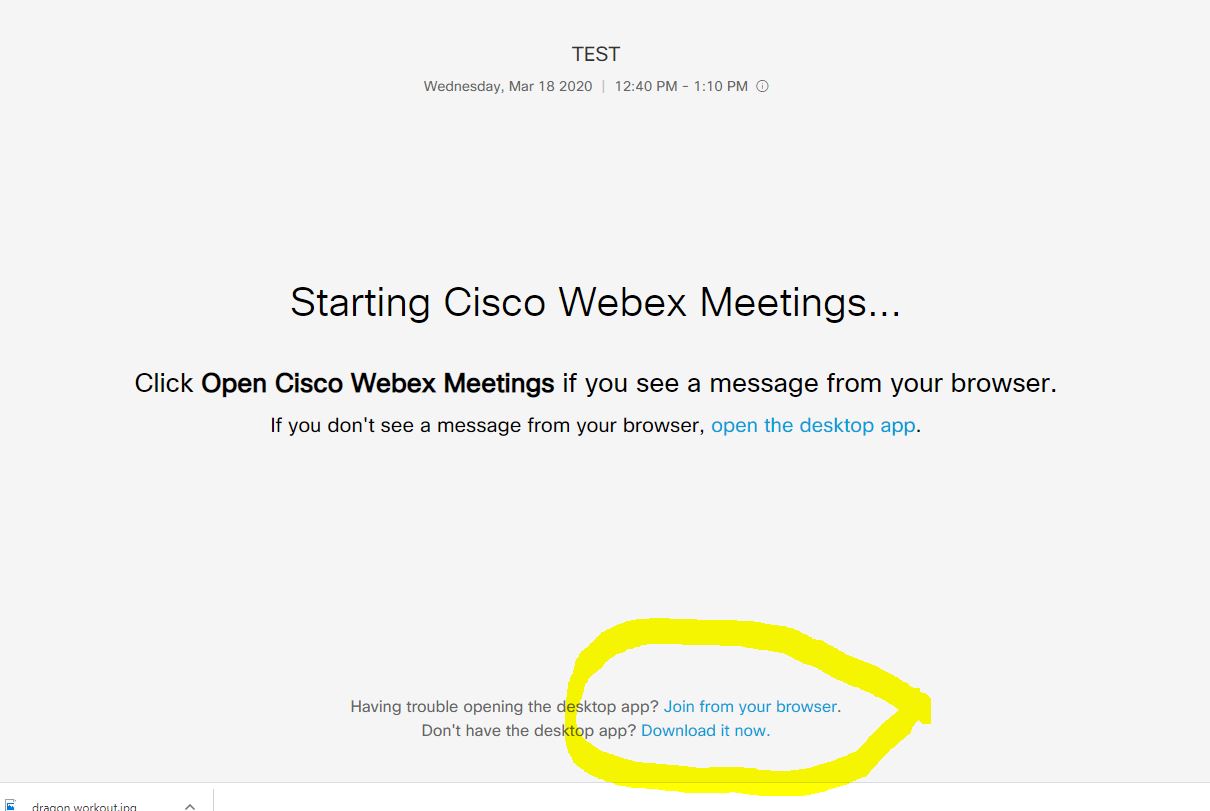webex login - Wellness Warriors
